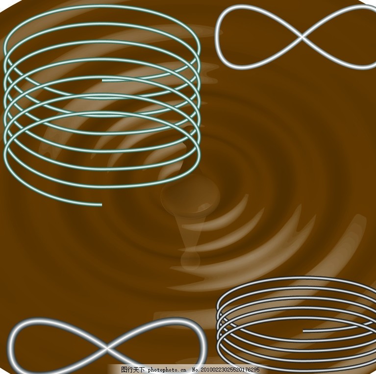 波纹与弹簧图片_居家生活_生活方式-图行天下素材网